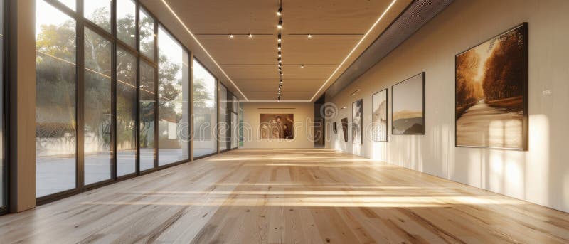 Imagine an Innovative Design Showcasing an Art Gallery from a Dynamic ...