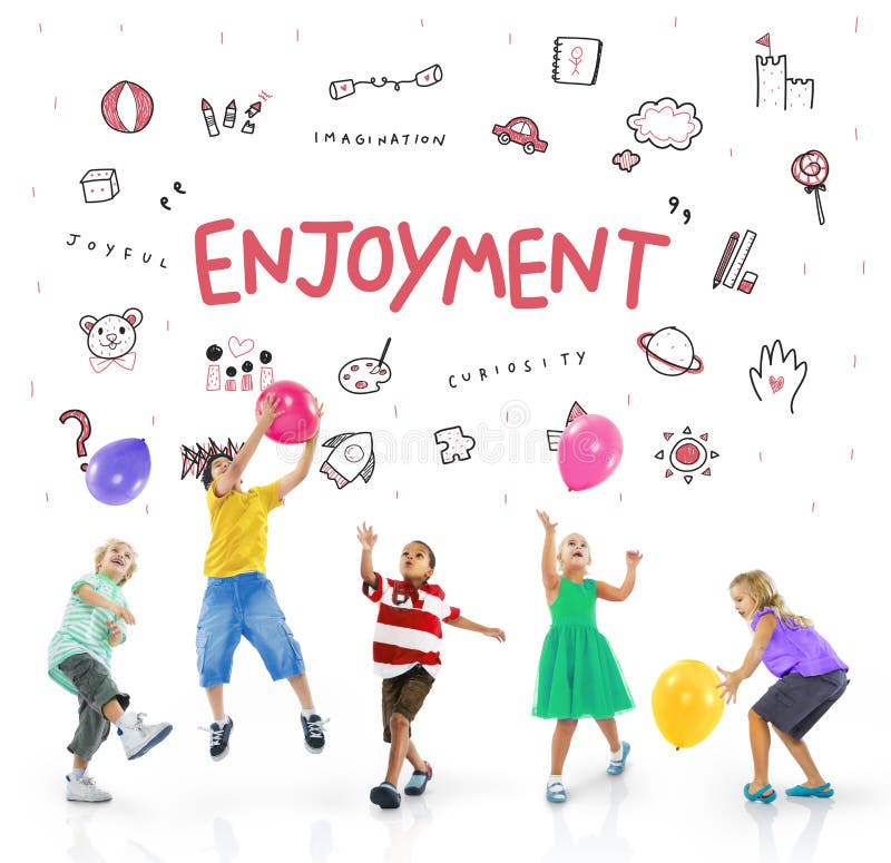 Imagine Kids Freedom Education Icon Conept Stock Photo - Image of ...