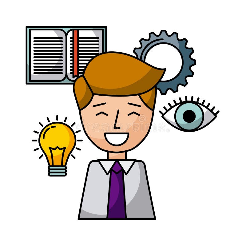 Imagine People Illustration Stock Vector - Illustration of bulb ...