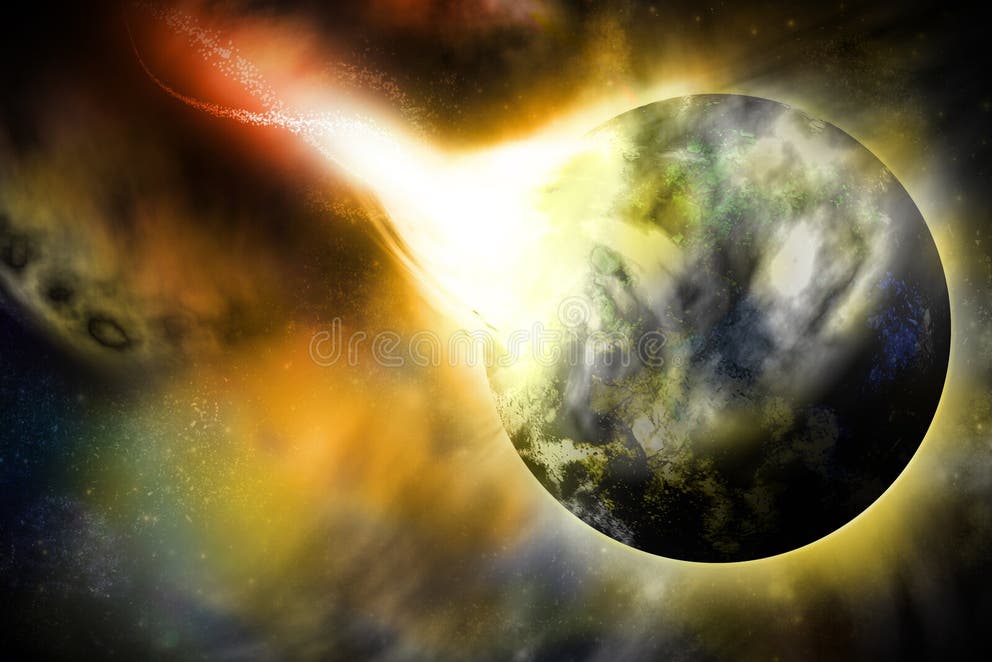 Imagine Planet stock illustration. Illustration of abstract - 22159654