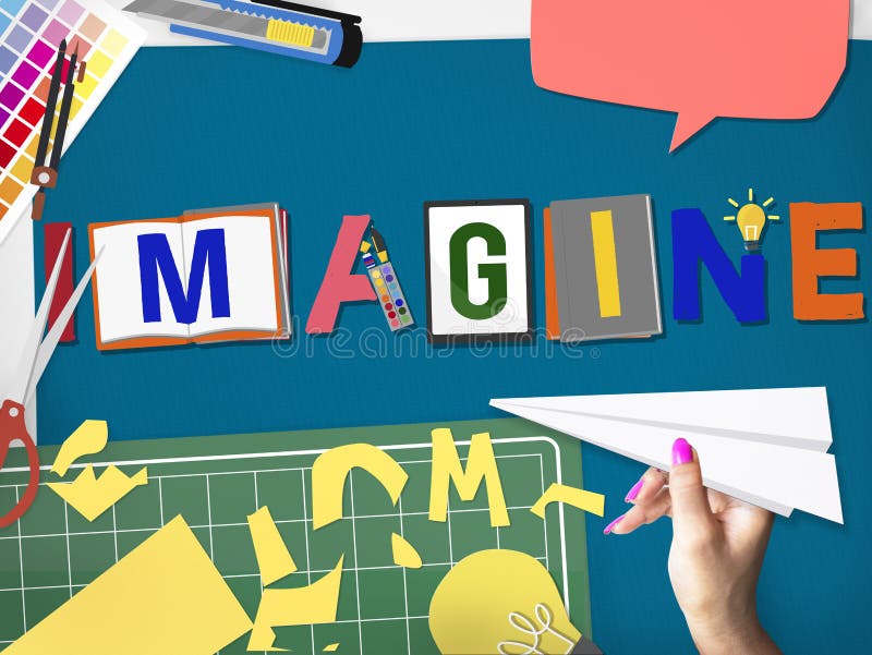 Imagine Planning Creative Imagination Concept Stock Illustration ...