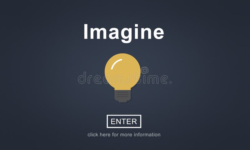 Imagine Think Innovate Visualize Ideas Concept Stock Illustration ...