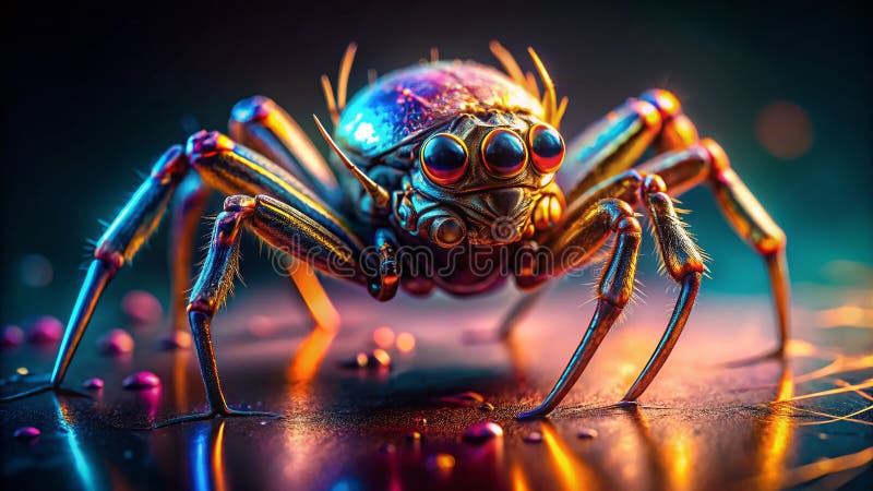Futuristic NanoSpider Robot Microscopic Food Engineering in a Gradient ...