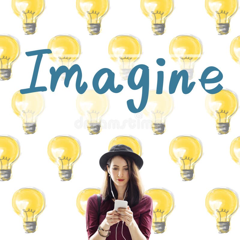 Imagine Vision Inspiration Creativity Dream Big Concept Stock Image ...