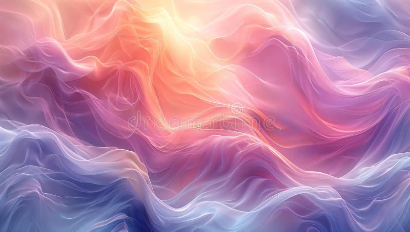 Imagine Your Mind in Pastel Waves, Let Creativity Flow in a Tranquil ...