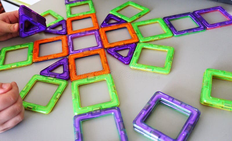 Bright Geometric Shapes on a Magnetic Base. of these Figures, the ...