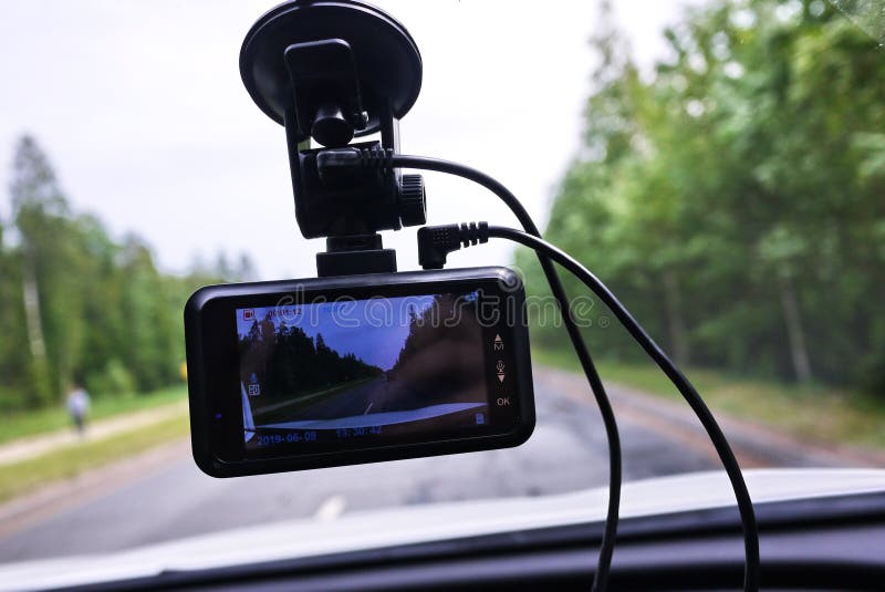 A Device for Monitoring the Situation on the Road. Installed in the Car ...