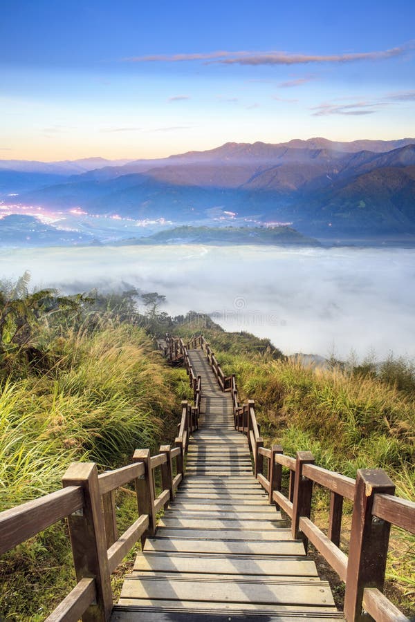 Imaging of Beautiful Landscape with Nice Mountain Sun Color Stock Image ...