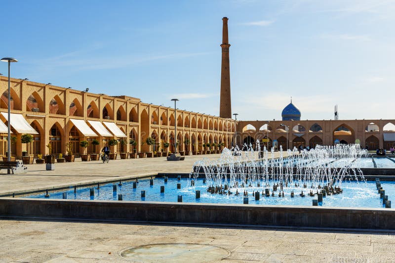 Imam Ali Square in Isfahan. Iran Editorial Photo - Image of fountain ...