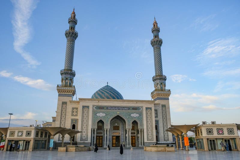 Imam Hasan Askari Mosque in Qom, Iran Editorial Stock Photo - Image of ...