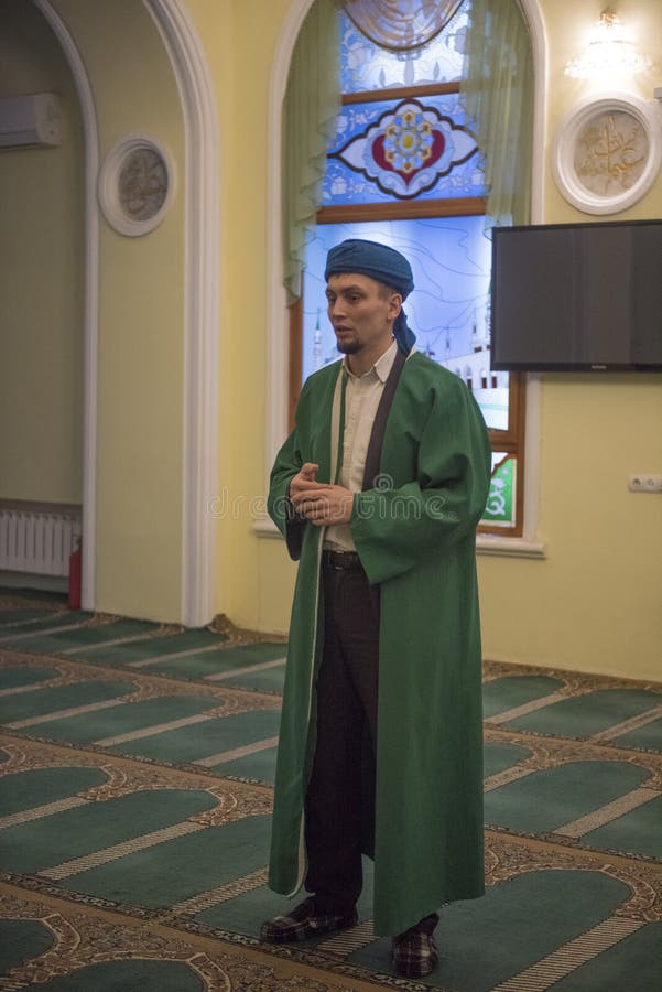 Imam in the mosque editorial photo. Image of ethnic, holly - 85551146