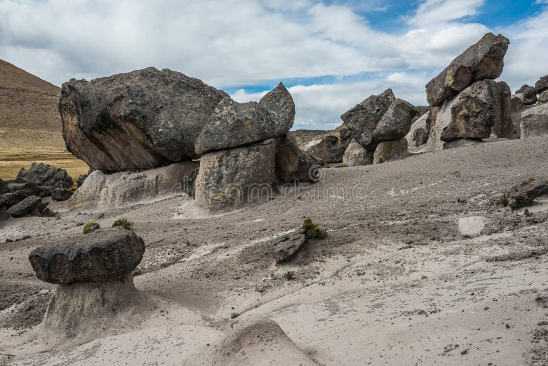 Imata Stone Forest in the Peruvian Andes Arequipa Peru Stock Photo ...