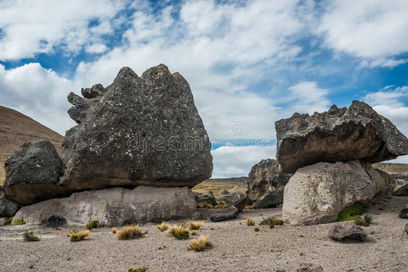 Imata Stone Forest in the Peruvian Andes Arequipa Peru Stock Photo ...