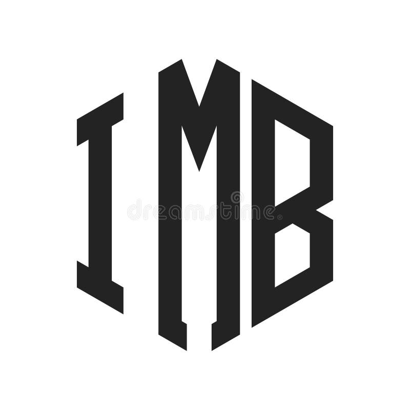 IMB Logo Design. Initial Letter IMB Monogram Logo Using Hexagon Shape ...