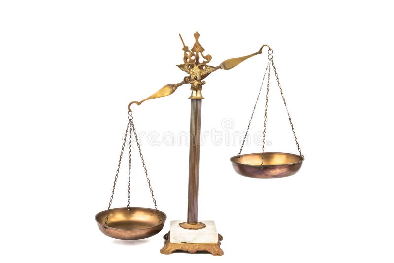 Imbalanced scale stock photo. Image of credibility, litigation - 48206910