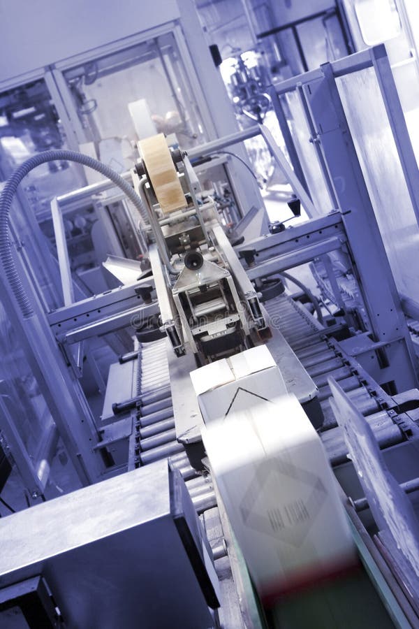 Imballaggio industriale fotografia stock. Immagine di procedura - 2539676