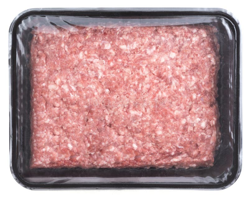 Imballato triti la carne fotografia stock. Immagine di alimento - 66006662