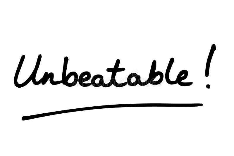 Imbattable illustration stock. Illustration du remarque - 204306272