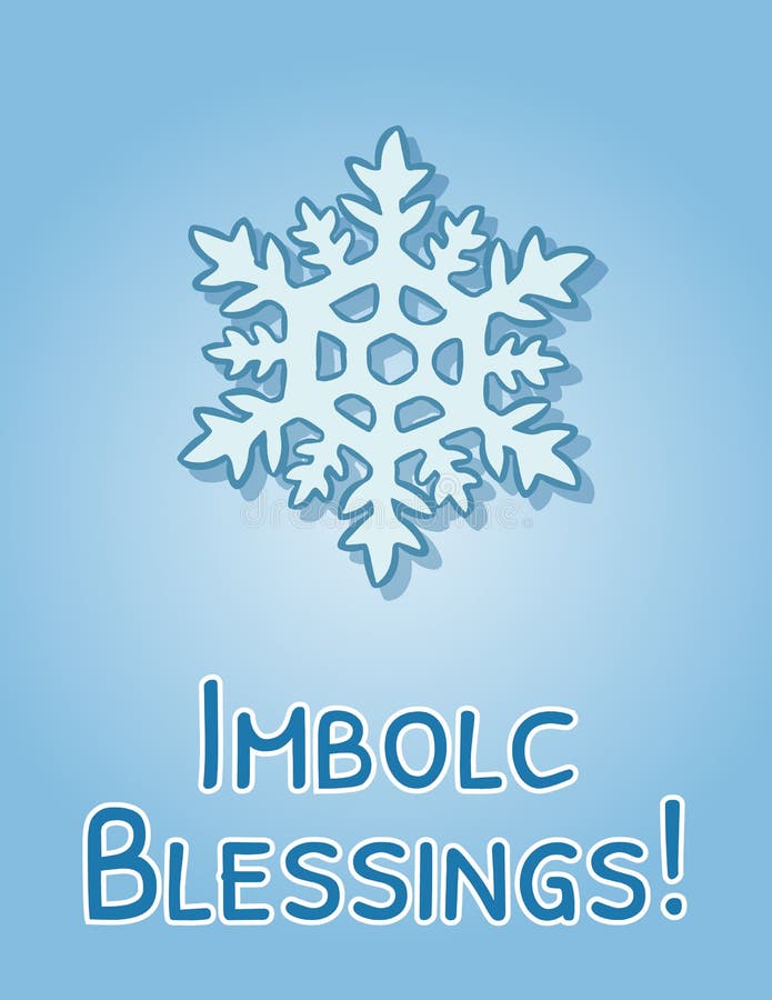 Imbolc Blessings Beginning of Spring Pagan Holiday Postcard. White Lamb ...