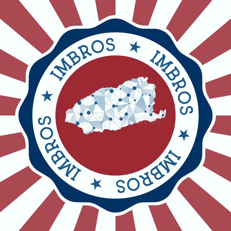 Imbros Badge. stock vector. Illustration of democratic - 218096272