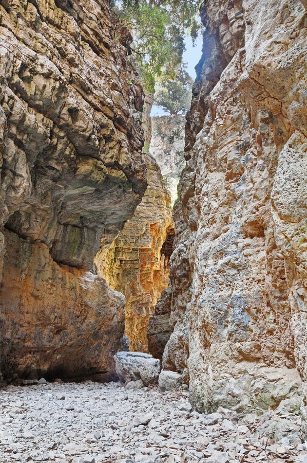 Imbros Gorge, Crete, Greece Stock Photo - Image of greece, vacation ...