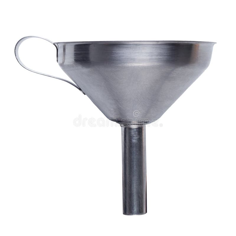 Imbuto D'acciaio Isolato Su Bianco Fotografia Stock - Immagine di ...