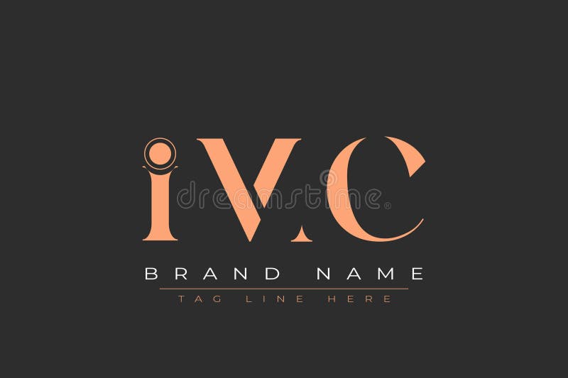 IMC Abstract Letter Logo Design Stock Vector - Illustration of ...