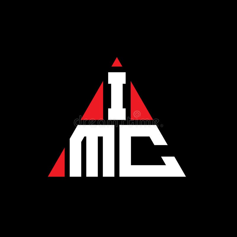 IMC Triangle Letter Logo Design with Triangle Shape. IMC Triangle Logo ...
