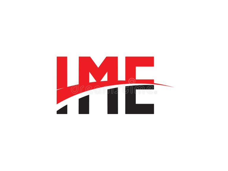IME Letter Initial Logo Design Vector Illustration Stock Vector ...
