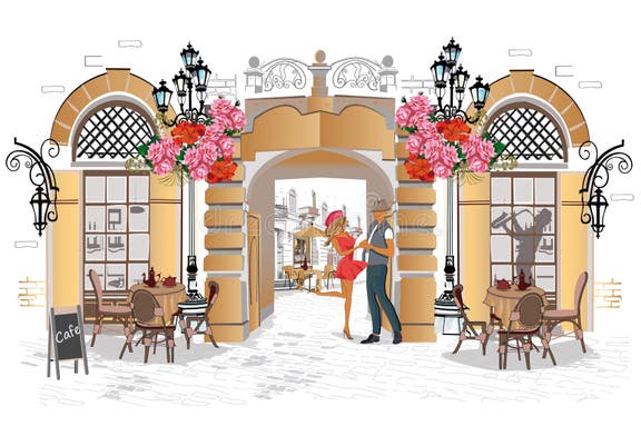 Cafes Italy Stock Illustrations – 768 Cafes Italy Stock Illustrations ...