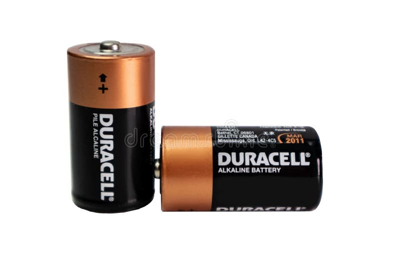 Duracell Batteries Isolated Editorial Photography - Image of electric ...