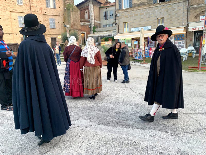 Pilgrims Visiting the Italian Town of Loreto, Italy Editorial Image ...