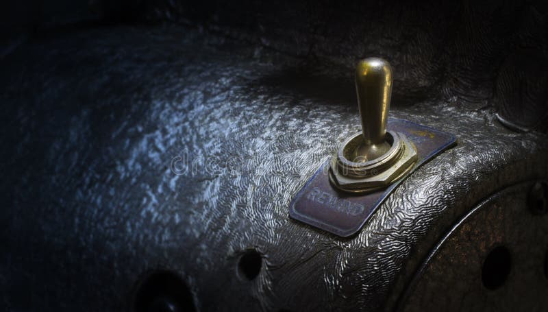 Old Film Projector with Dramatic Lighting Stock Photo - Image of ...