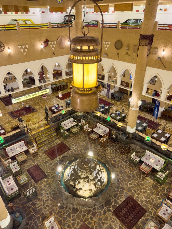 A View from Above the Restaurant and Cafe Area of Dammam, Saudi Arabia ...