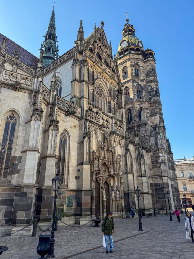 Historic St. Elizabeth S Cathedral in Kosice, Slovakia Editorial Stock ...