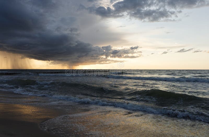 Incoming rain stock image. Image of rain, scene, beautiful - 251626991