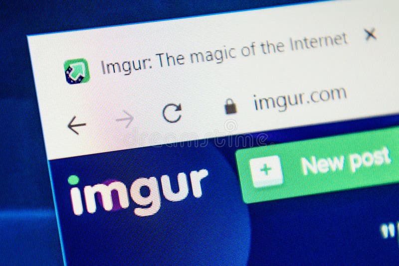 Imgur Web Site Opened on the Mobile Editorial Photo - Image of ...