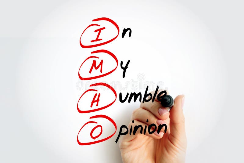 Abbreviation Imho Stock Photos - Free & Royalty-Free Stock Photos from ...