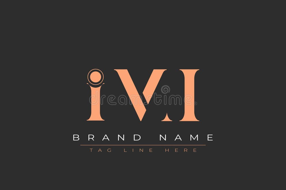 IMI Abstract Letter Logo Design Stock Vector - Illustration of ...