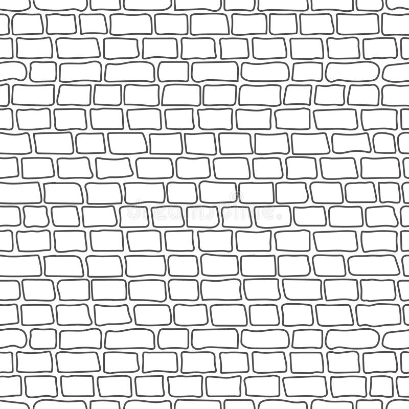 Imitation of a Brick Wall. Seamless Rectangle Pattern Stock Vector ...