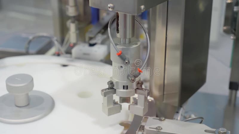 Imitation of the Capping Machine. Stock Video - Video of manufacture ...