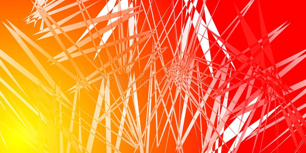 Imitation of Fire Crystals. Stock Vector - Illustration of blazing ...