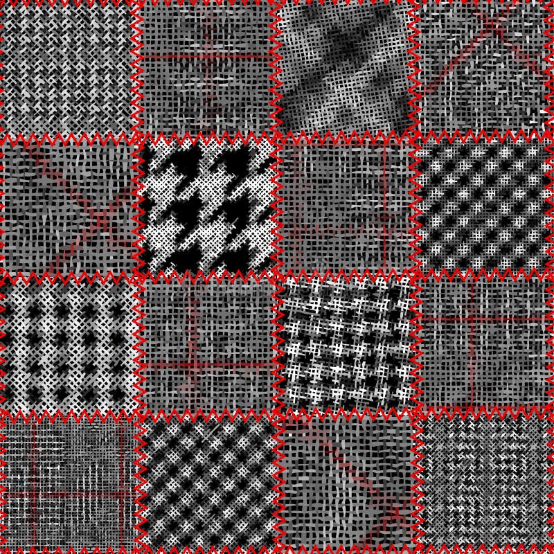 Imitation of a Texture of Rough Canvas. Seamless Pattern. Stock Vector ...