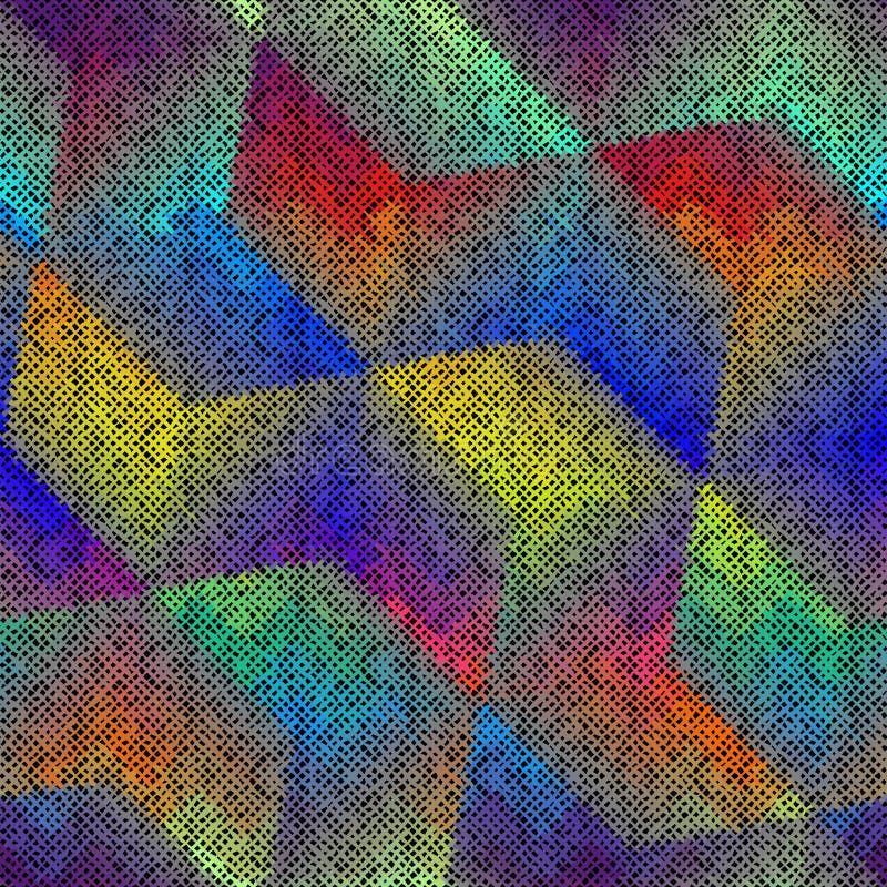 Imitation of a Texture of Rough Canvas. Seamless Pattern. Stock Vector ...