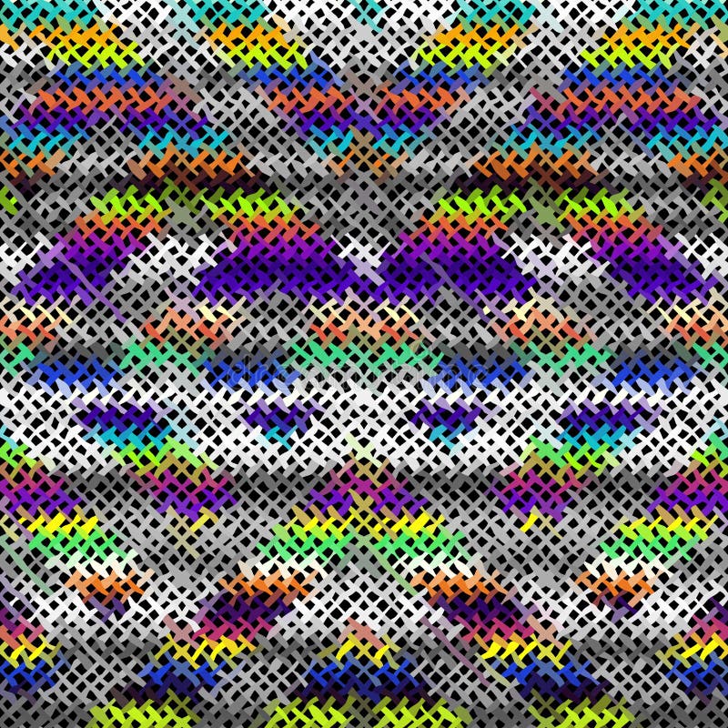 Imitation of a Texture of Rough Canvas. Seamless Vector Illustration ...