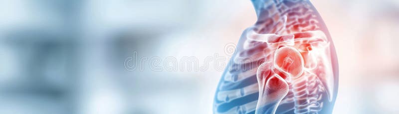 Imitative Display of Shoulder Pain Symptoms Stock Illustration ...