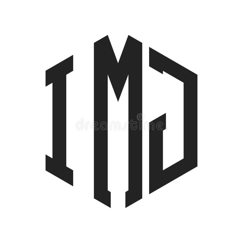 IMJ Logo Design. Initial Letter IMJ Monogram Logo Using Hexagon Shape ...