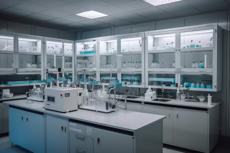 Laboratory with High-tech Equipment and Cutting-edge Technology, for ...