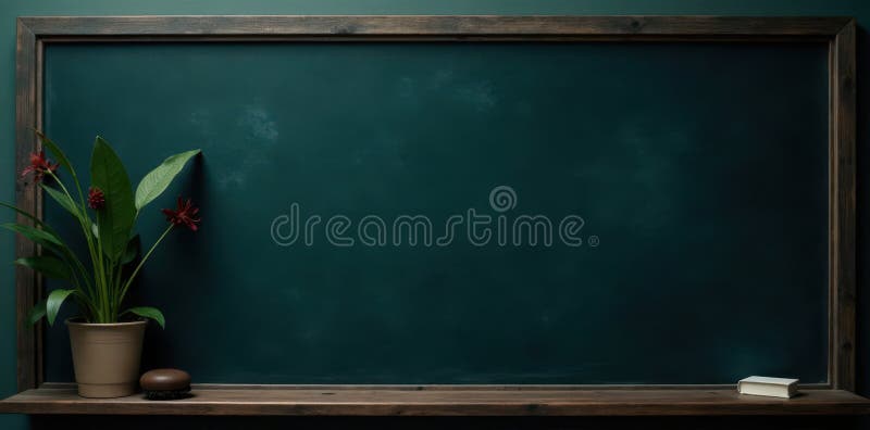 Immaculately Clean Blackboard, Perfect Texture, Academic, Education ...