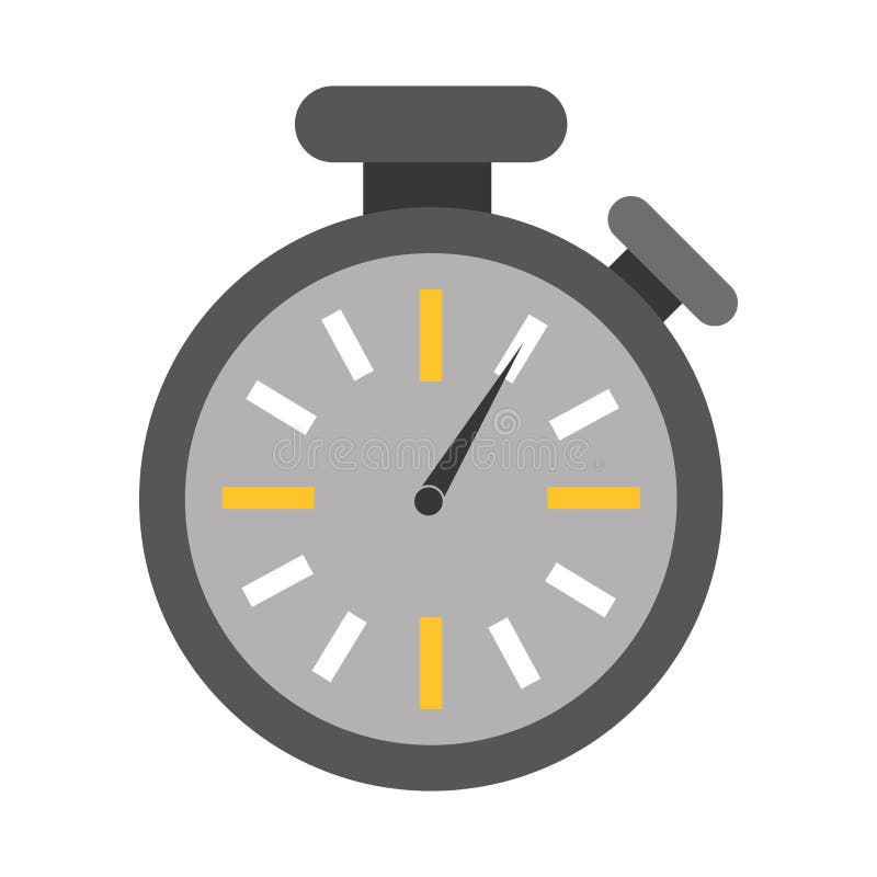 Icona Analogica Del Cronometro Illustrazione di Stock - Illustrazione ...